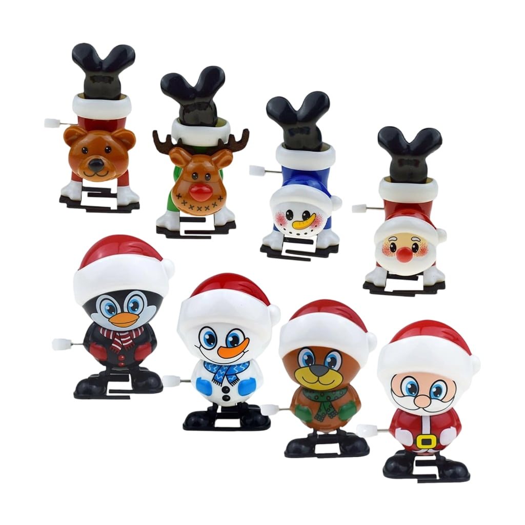 Zeiwohndc （4 Pcs）Generisch Toy Christmas, 2025 Figure Clockwork Toy ...