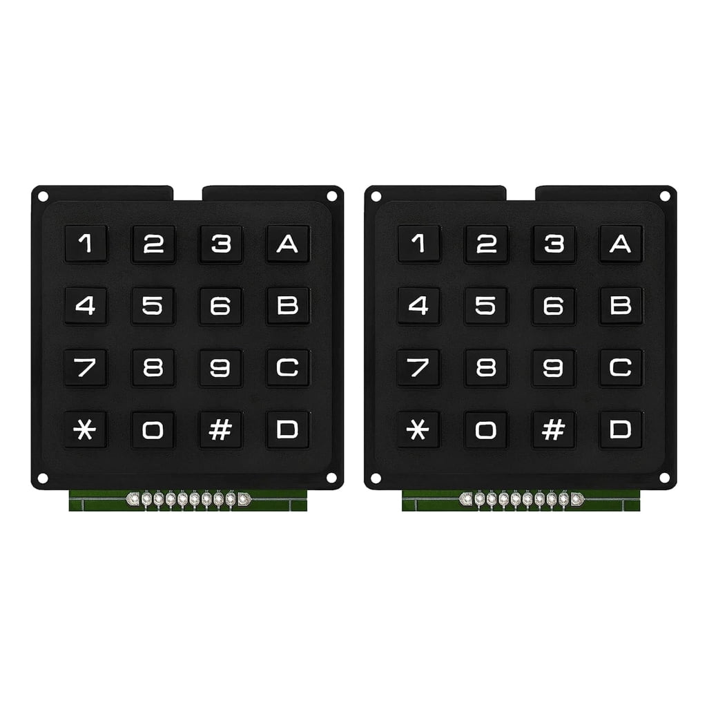 Zeiwohndc 4x4 Matrixes Array 16 Keys Button Keypad Keyboard Modules for ...