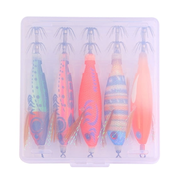 Zeiwohndc 5.8G Fishing Lures Glow Jig Hook Shrimp Lures Baits ...