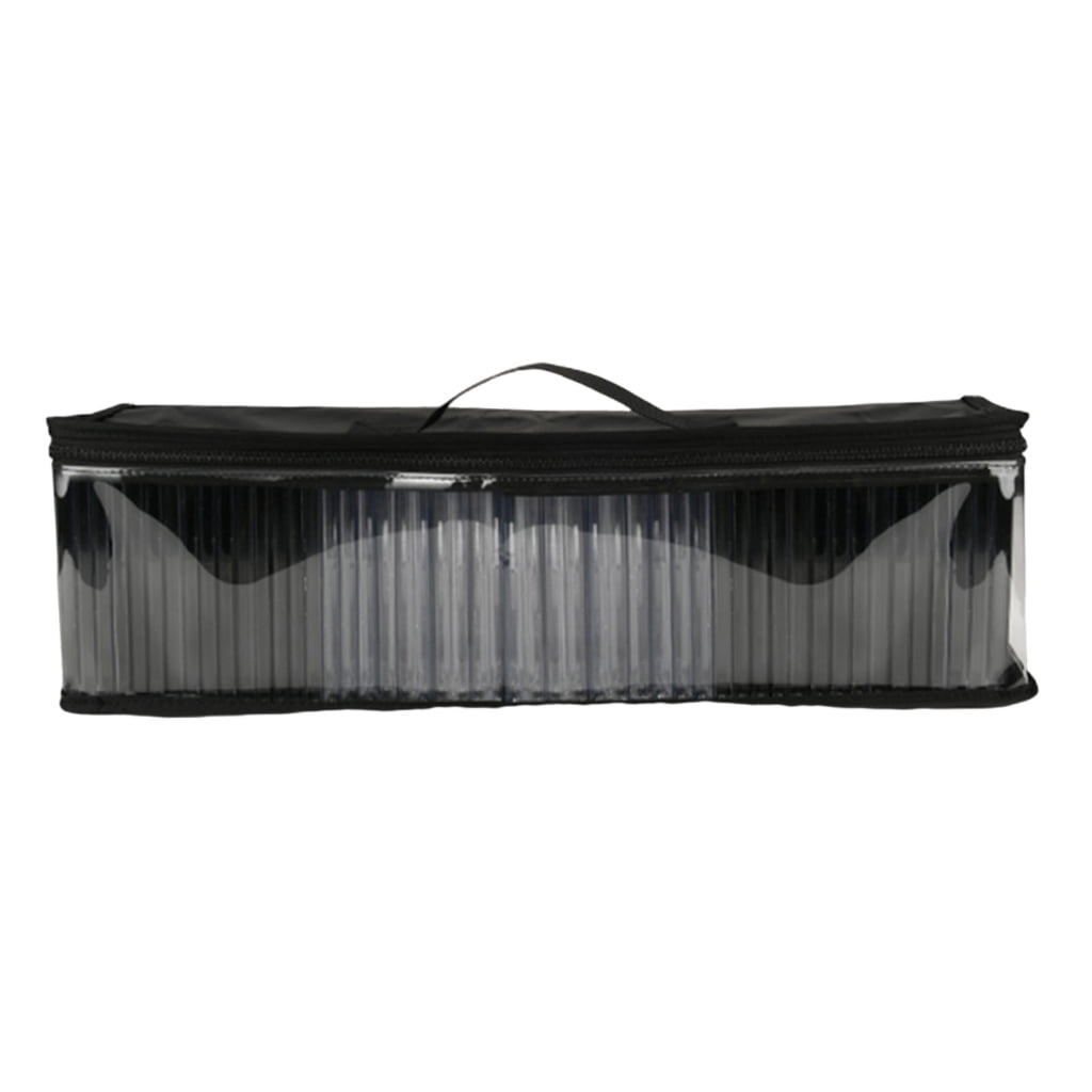 Zeiwohndc 50 Capacity CDs Holder Bag Waterproof Oxfords Clear View Easy ...