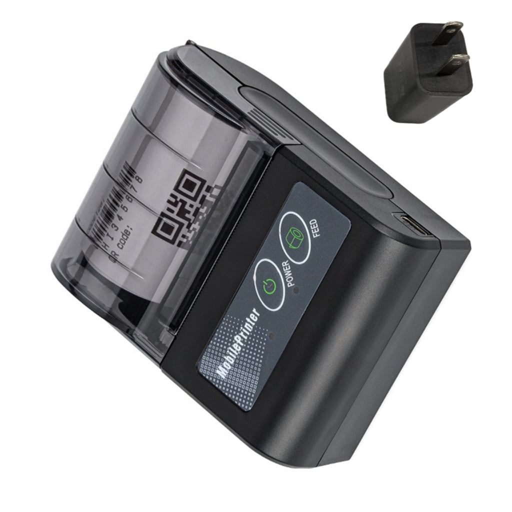 Zeiwohndc 58MM Mini Wireless Handheld Thermals Printer for Retail and ...