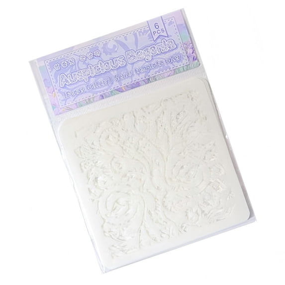 Zeiwohndc 6 Pcs PET Drawing Templates Stencils Flowers Stencils ...