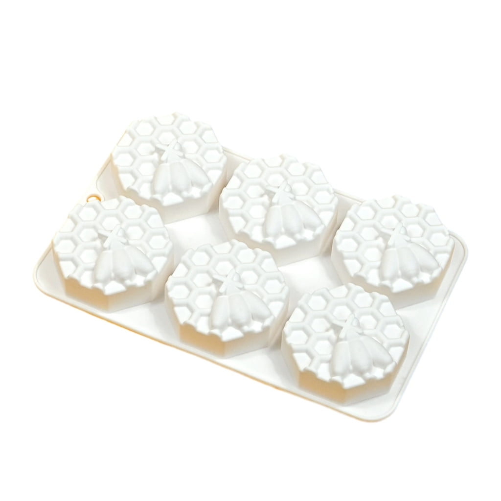 Zeiwohndc 6-cavity Honeycomb Mold Mousse Cake Mould DIY Cake Decoration ...