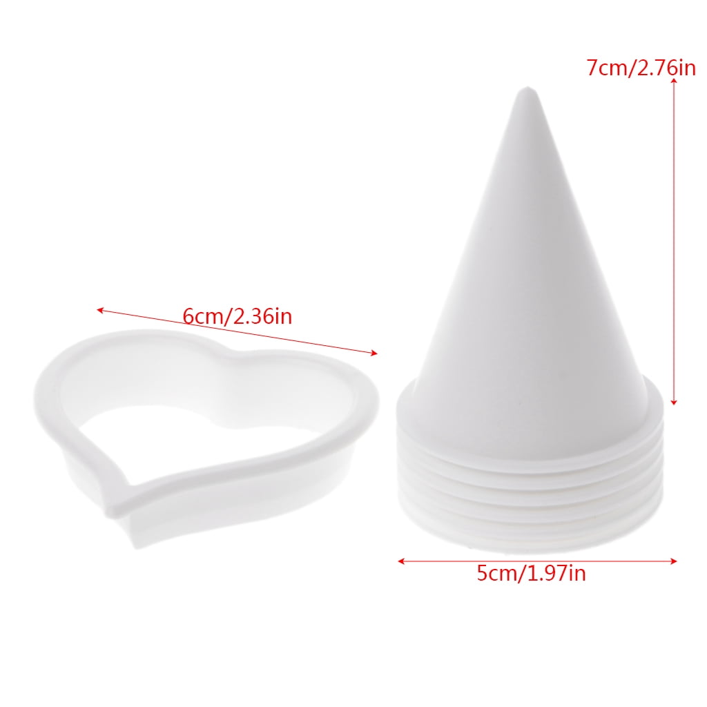Zeiwohndc 7pcs/set Plastic Calla Lily Flower Cake Mold Fondant Cookie ...