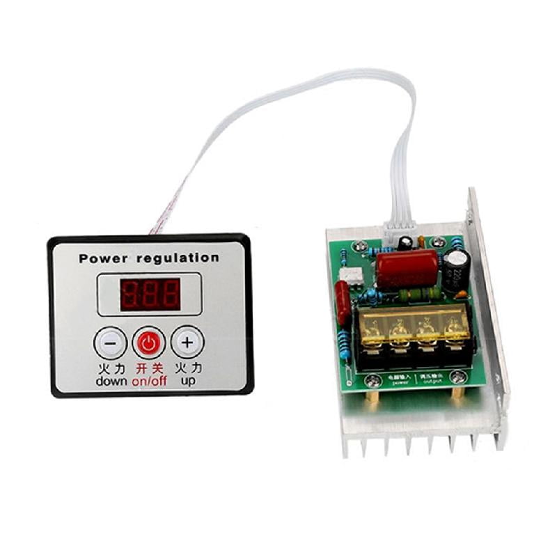 Zeiwohndc 8000W SCR Digital Voltage Regulator AC220V Electrical Motor ...
