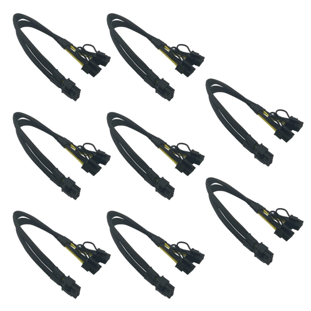 Zeiwohndc 8Pin Male to 8Pin Male (6pin+2pin) Graphics Card Power Supply ...