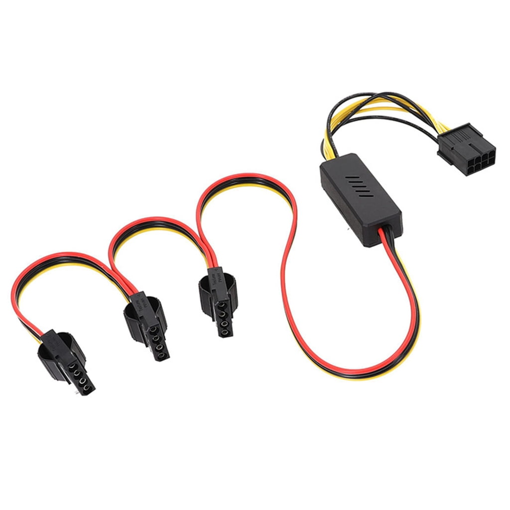 Zeiwohndc 8Pin To 4Pin Molex Hard Drive Power Supply Adapter Connectors ...