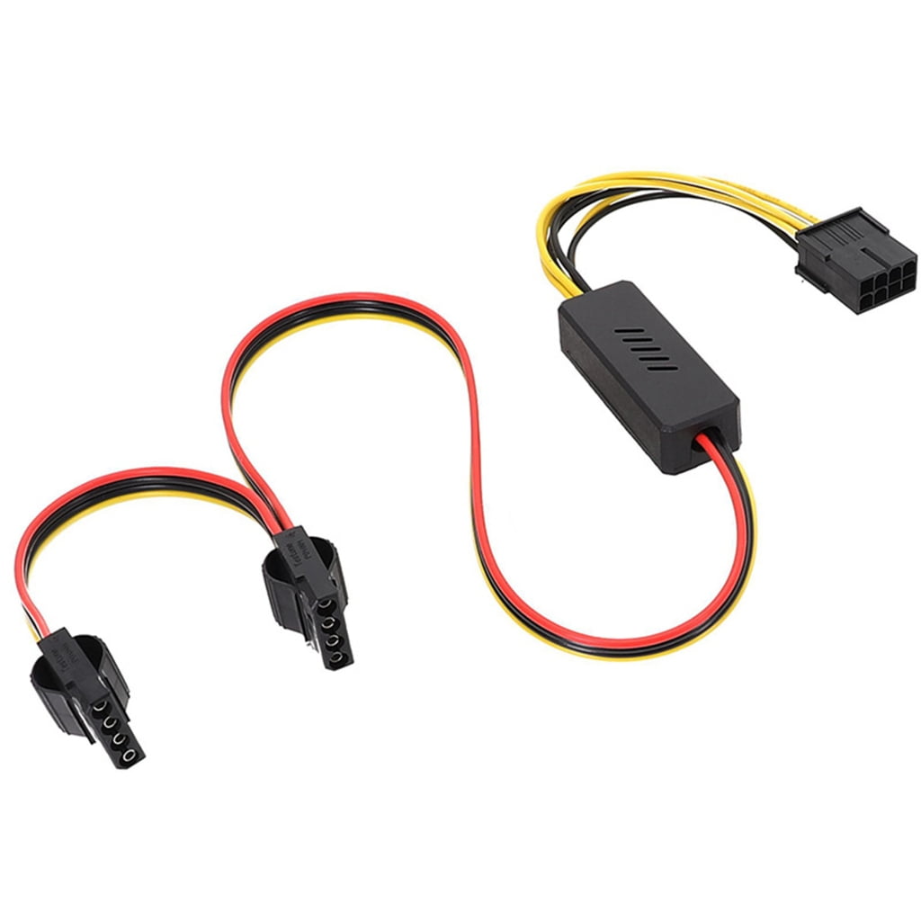 Zeiwohndc 8Pin To 4Pin Molex Hard Drive Power Supply Adapter Connectors ...