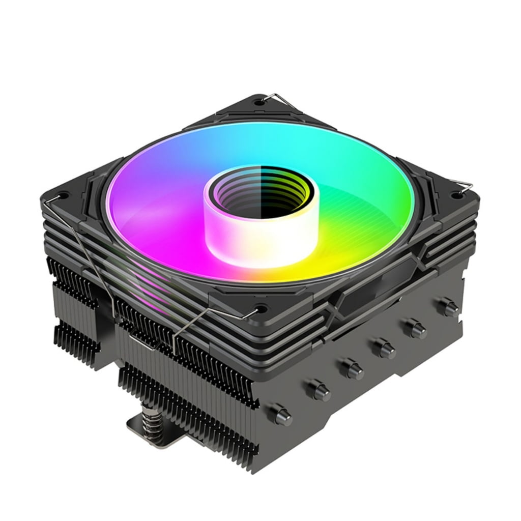 Zeiwohndc ARGB CPU Coolers with 6 Heat Pipes Computer CPU Air Coolers ...