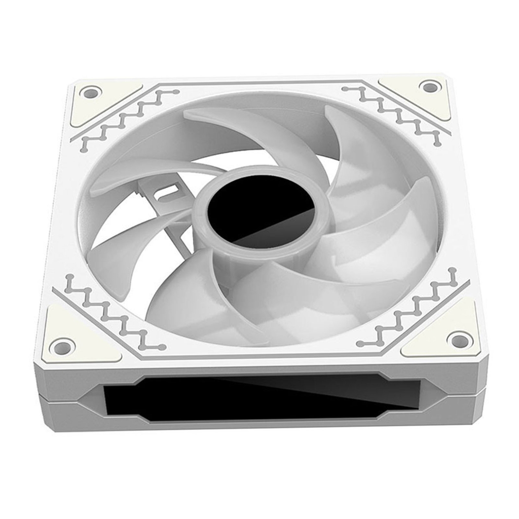 Zeiwohndc ARGB Computer Cooling Fan 58.36CFM Wind Volume Computer Fans ...