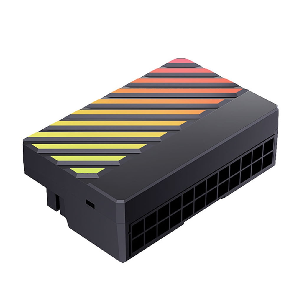 Zeiwohndc ARGB Lighting Adapter For 24PIN Power Featuring 90 Degree ...