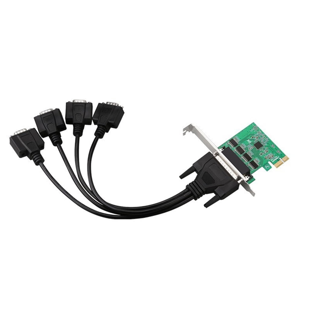 Zeiwohndc Advanced PCIE 1x to RS232 Serial Port Adapter Card for Fast ...
