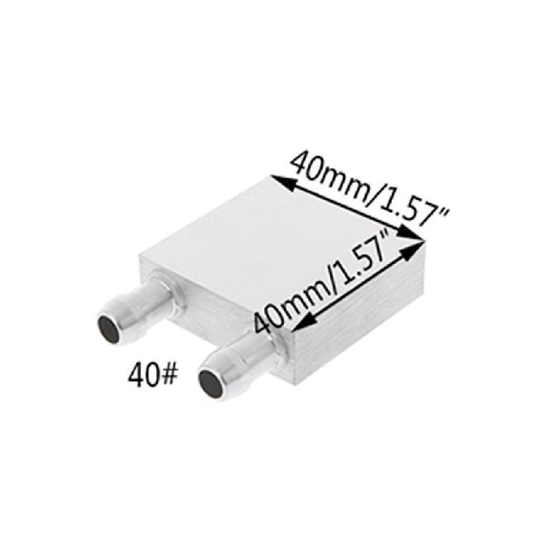 Zeiwohndc Aluminum Water Cooling Block Heat Sink for PC Computer CPU ...