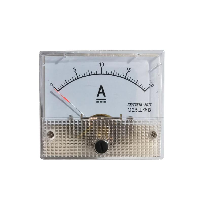 Zeiwohndc Ammeter DC-Analog Current Meter Panel Mechanical Pointer Type ...