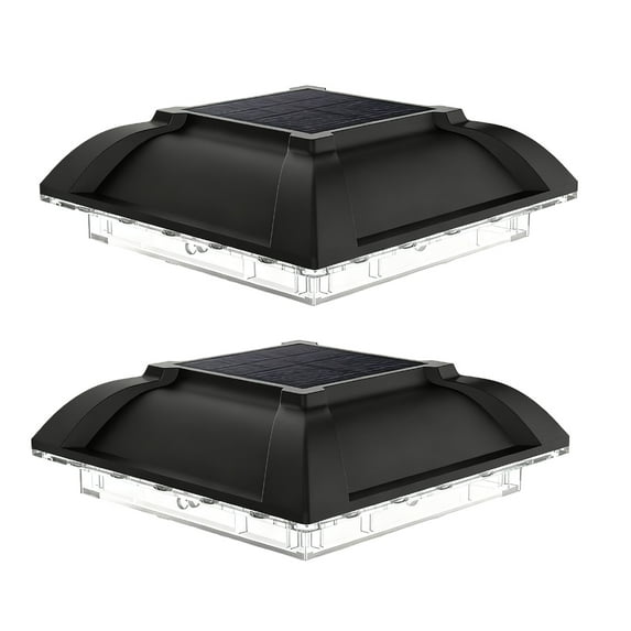 Zeiwohndc Automatic Solar Outdoor Post Light ABS Construction for Patio ...