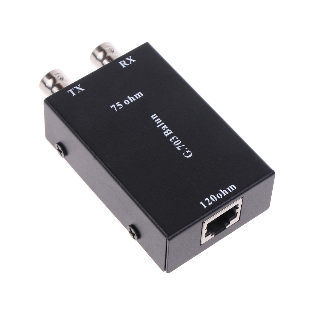 Zeiwohndc BNC to RJ45 Transmitter, Balance to Unbalance, 75 ohm to 120 ...