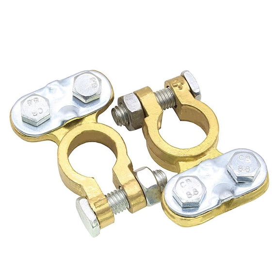 Zeiwohndc Brass Battery Terminals Clip Battery Terminals Clamp for ...