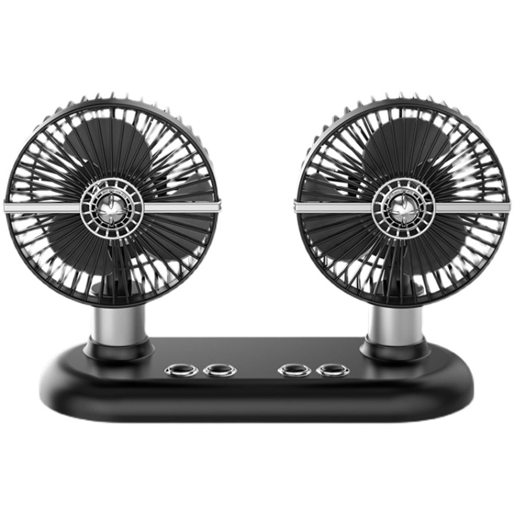Zeiwohndc Car Home USB Fan Auto 3 Speed Oscillating Cooling Fan 90 ...