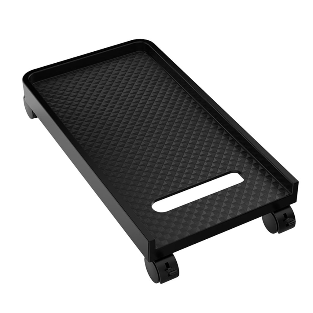 Zeiwohndc Carbon Fiber PC Case Holder Cart Mobile Adjustable Computer ...