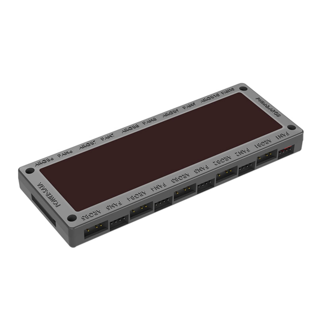 Zeiwohndc Computer Fan Controller Hubs with ARGB Lighting and PWM ...