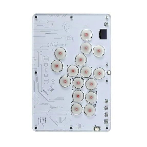 Zeiwohndc Controller Joystick Arcade Stick 16 Key Arcade Stick with ...