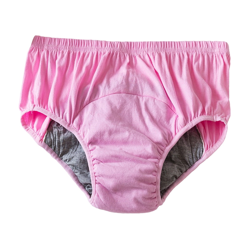 Zeiwohndc Cotton Protective Incontinence Underwear for Adults Absorbent ...