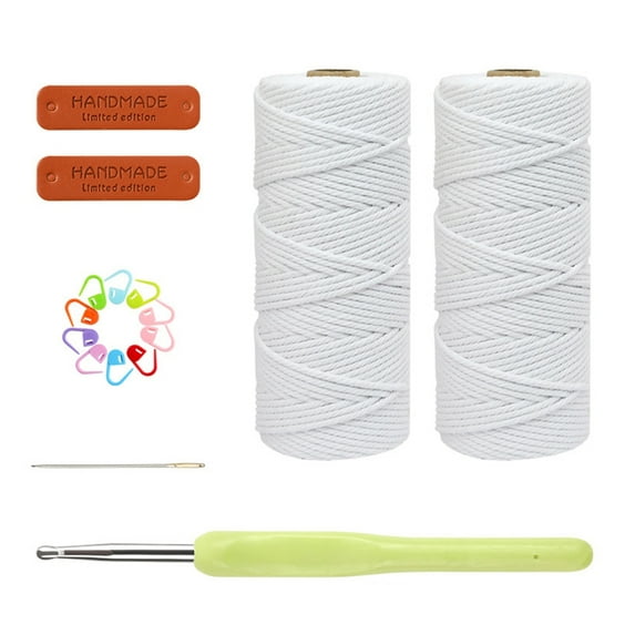 Zeiwohndc Crochet Crochet Basket Making Set For Beginner With Step-by ...