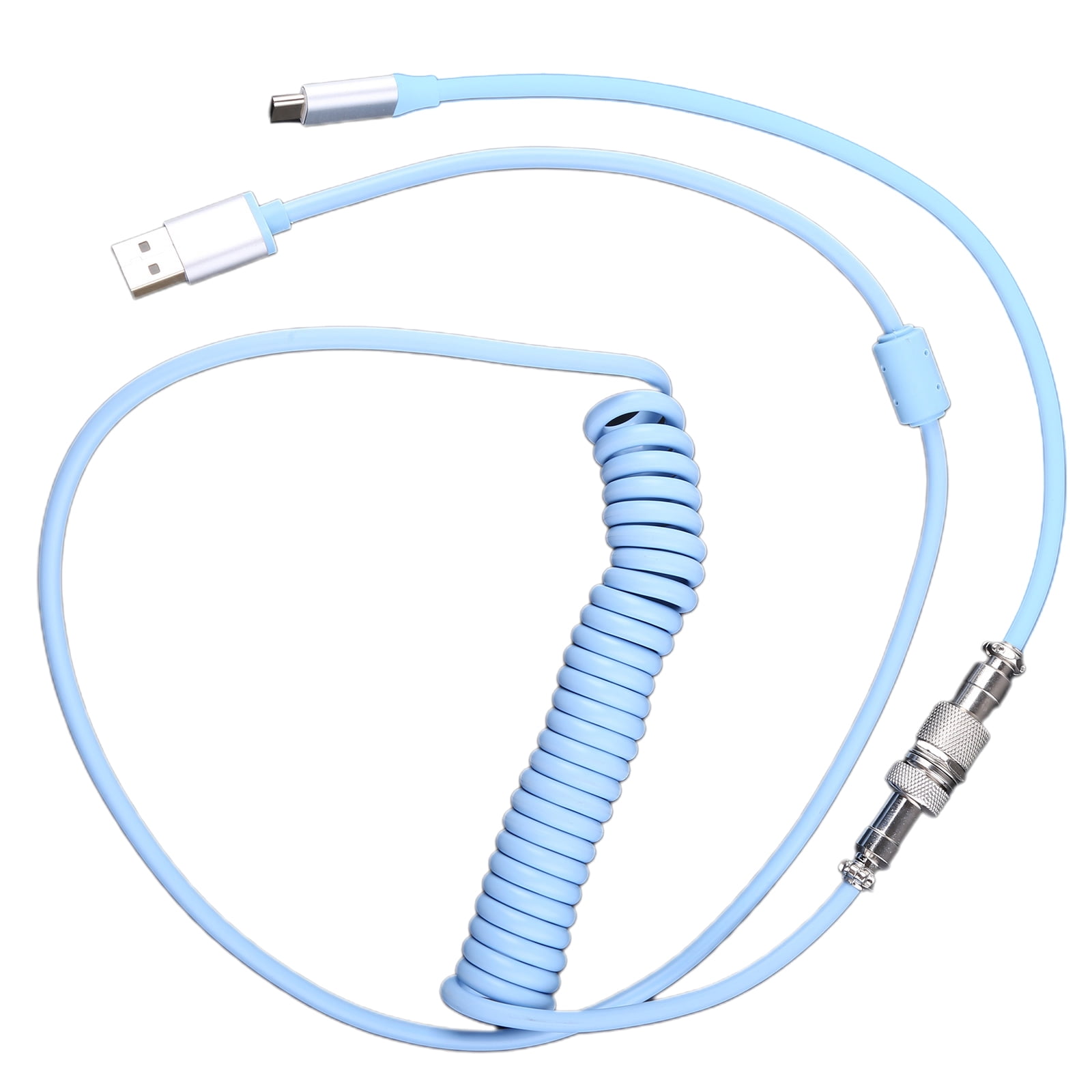 Zeiwohndc Custom Coiled Aviators Coil Cable 5.6Ft Type-C to USB with ...