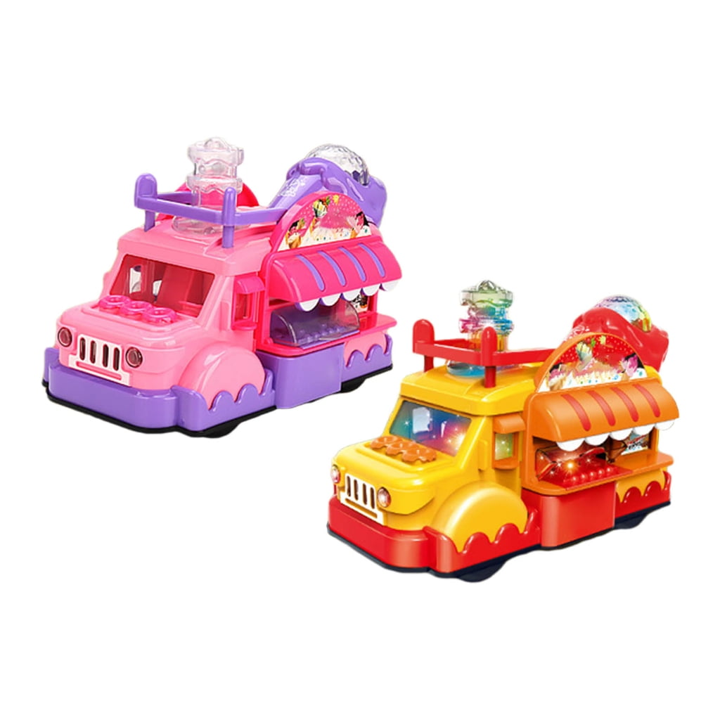 Zeiwohndc Cute Universal Wheel Swing Ice Cream Truck Education Toy with ...