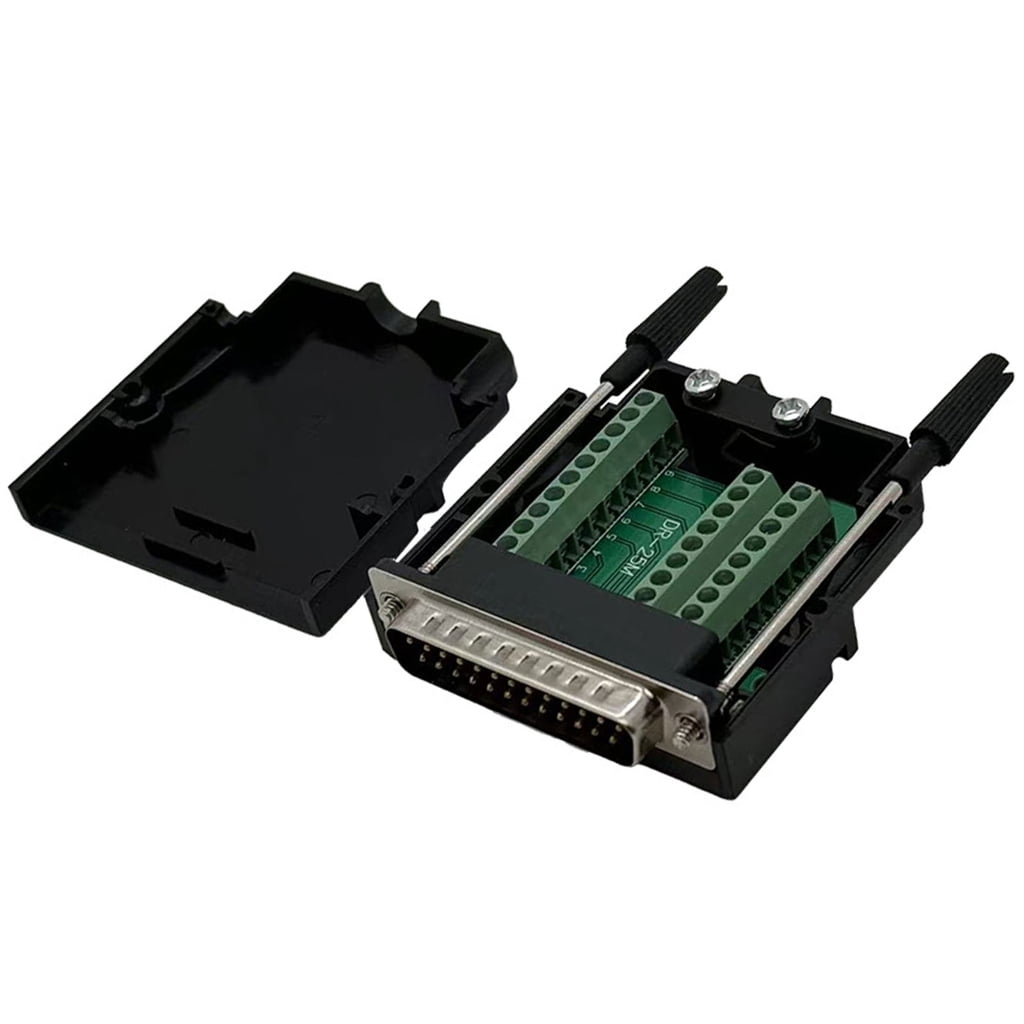 Zeiwohndc DB25 Board Module 25Pin Female Adapter Solderless Terminal ...