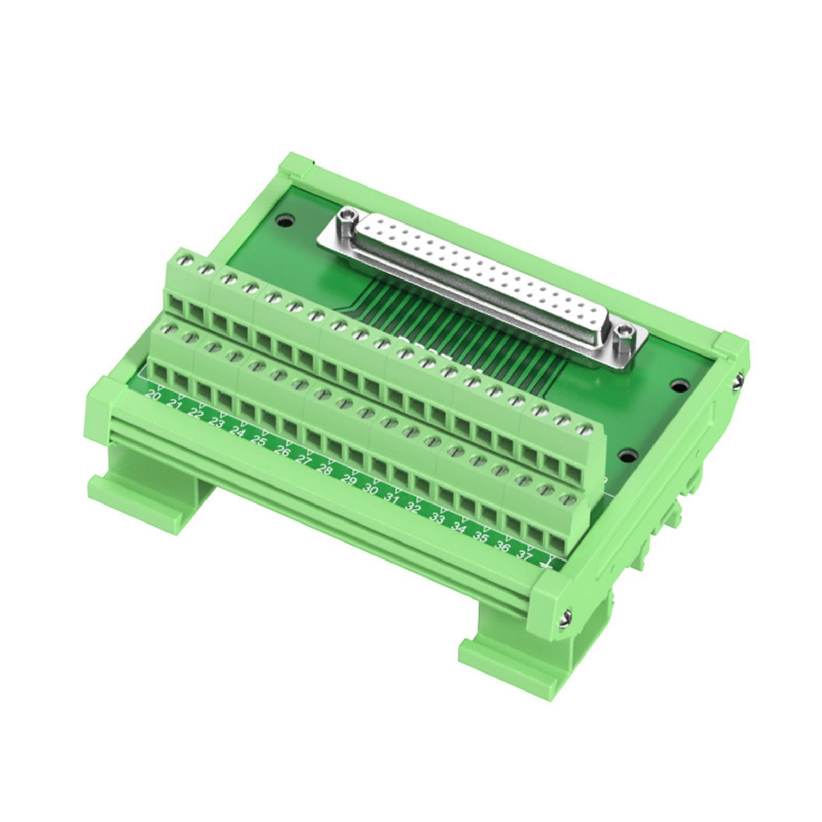 Zeiwohndc DB9 DB15 DB25 DB37 DB44 DB50 DB62 DB78 Connector Rail Mounted ...