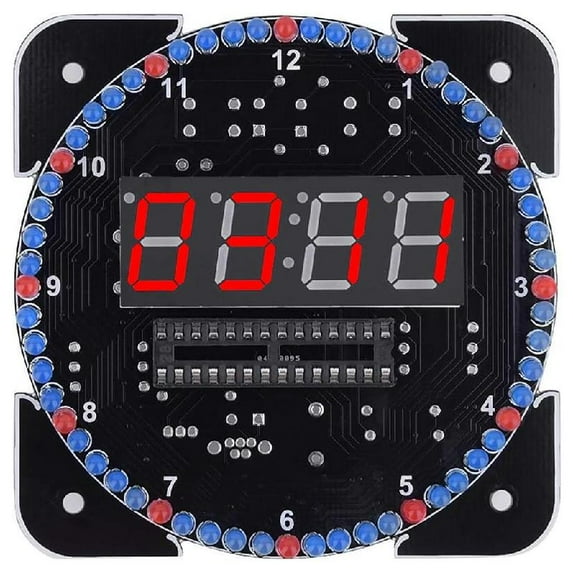 Zeiwohndc DIY Electronic Clock Set Temperature Alarm Light Control ...