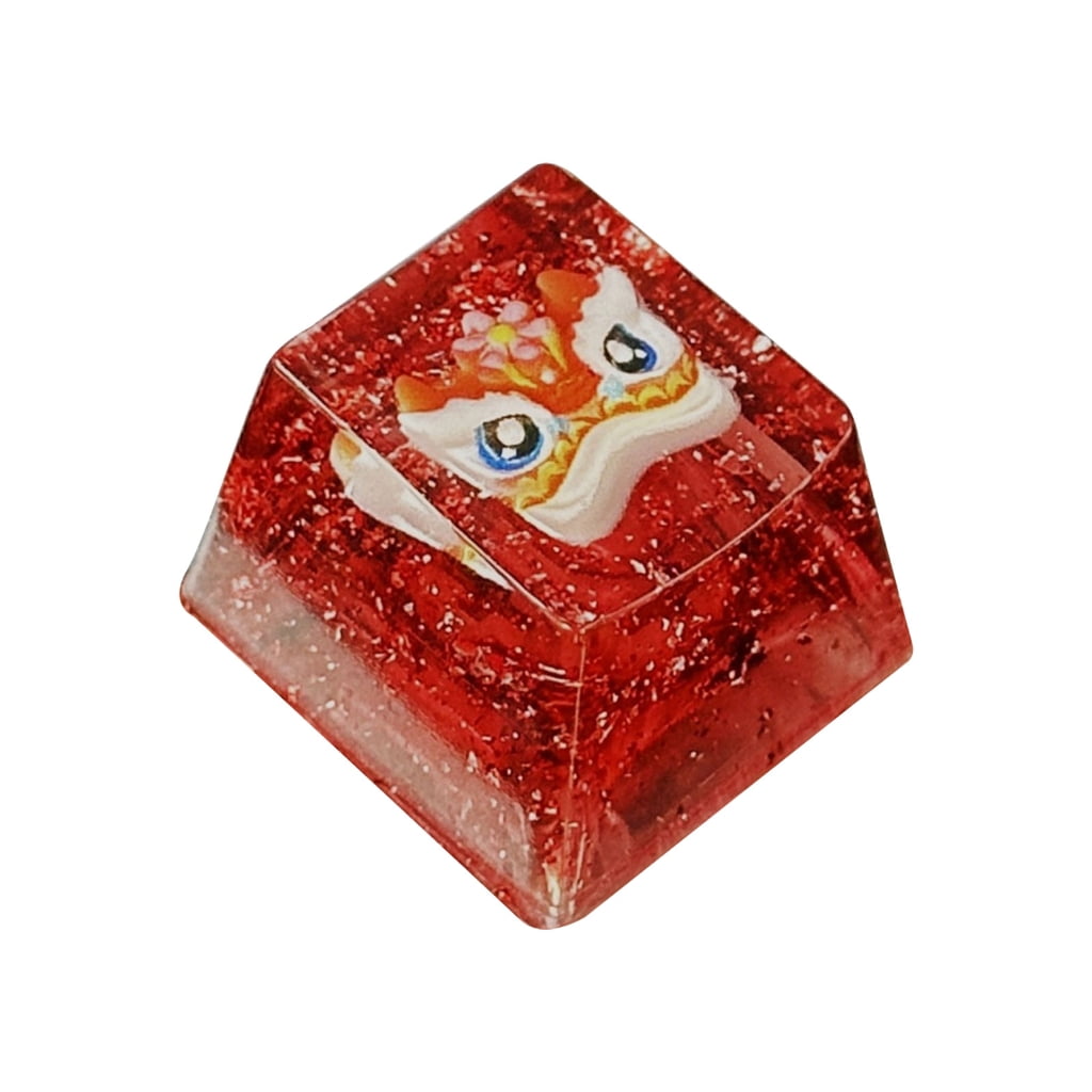 Zeiwohndc Decorative Lion Pattern Resin Keycap for Mechanical Keyboard ...