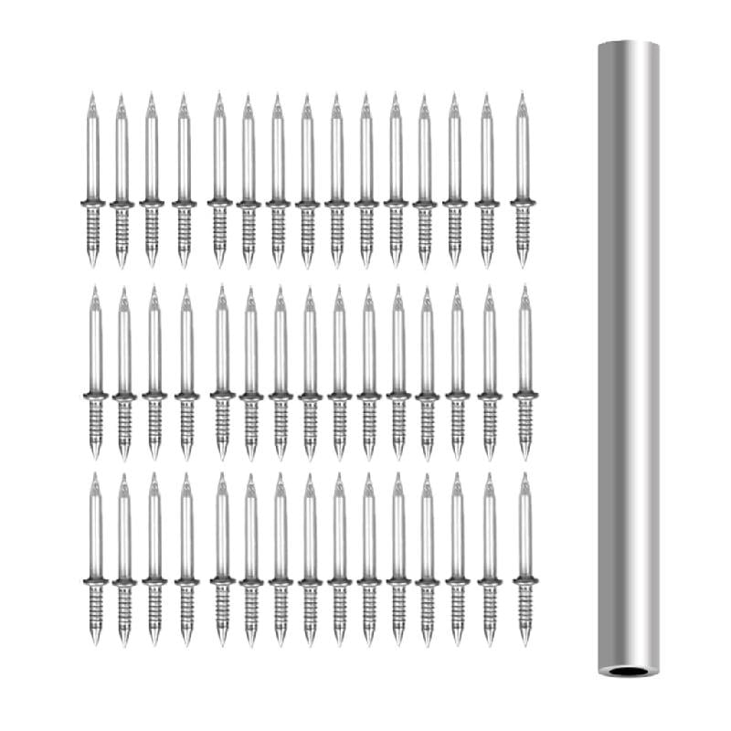 Zeiwohndc Double Head Skirting Thread Nails Rustproof & Reliable Nails ...