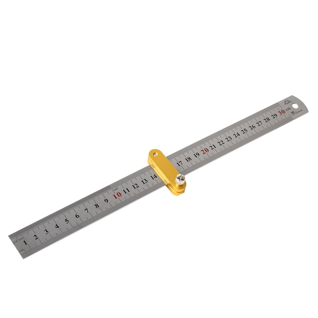 Zeiwohndc Drilling Positioning Ruler Adjustable Marking Gauge ...