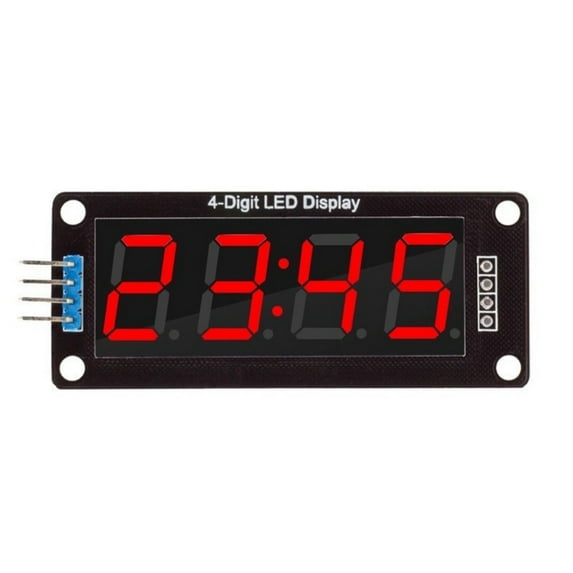 Zeiwohndc Easy Drive TM1637 0.56Inch 4Digits Seven Segment LED Display ...
