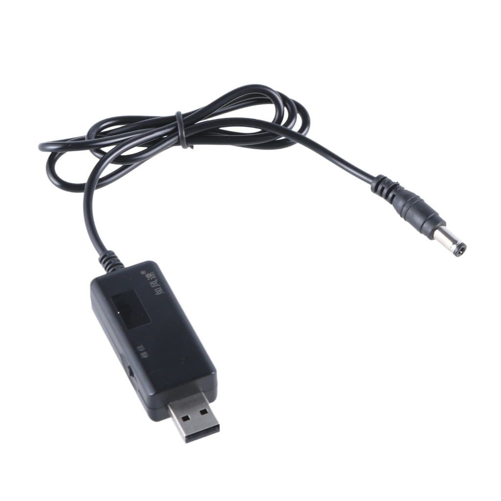 Zeiwohndc Easy Voltages Adjustment USB to DC5V to 12V Power Cable with ...