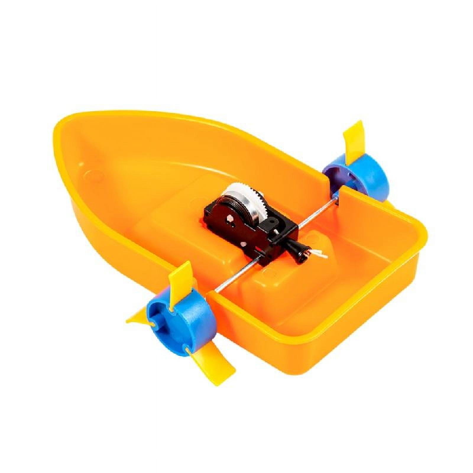 Zeiwohndc Educational Paddle Wheel Ship Model Paddle Boat Model Hands ...