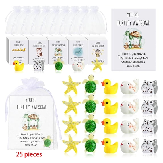 Zeiwohndc Employee Appreciation Gift Animal Encouragement Memo Card Set ...