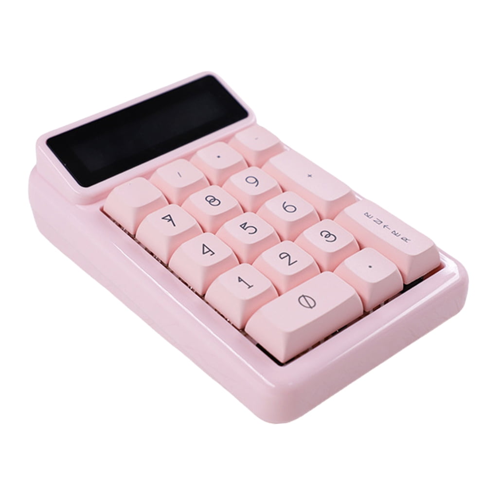 Zeiwohndc Ergonomic Numeric Keypad with Auto Sleep 17Keys Mechanical ...