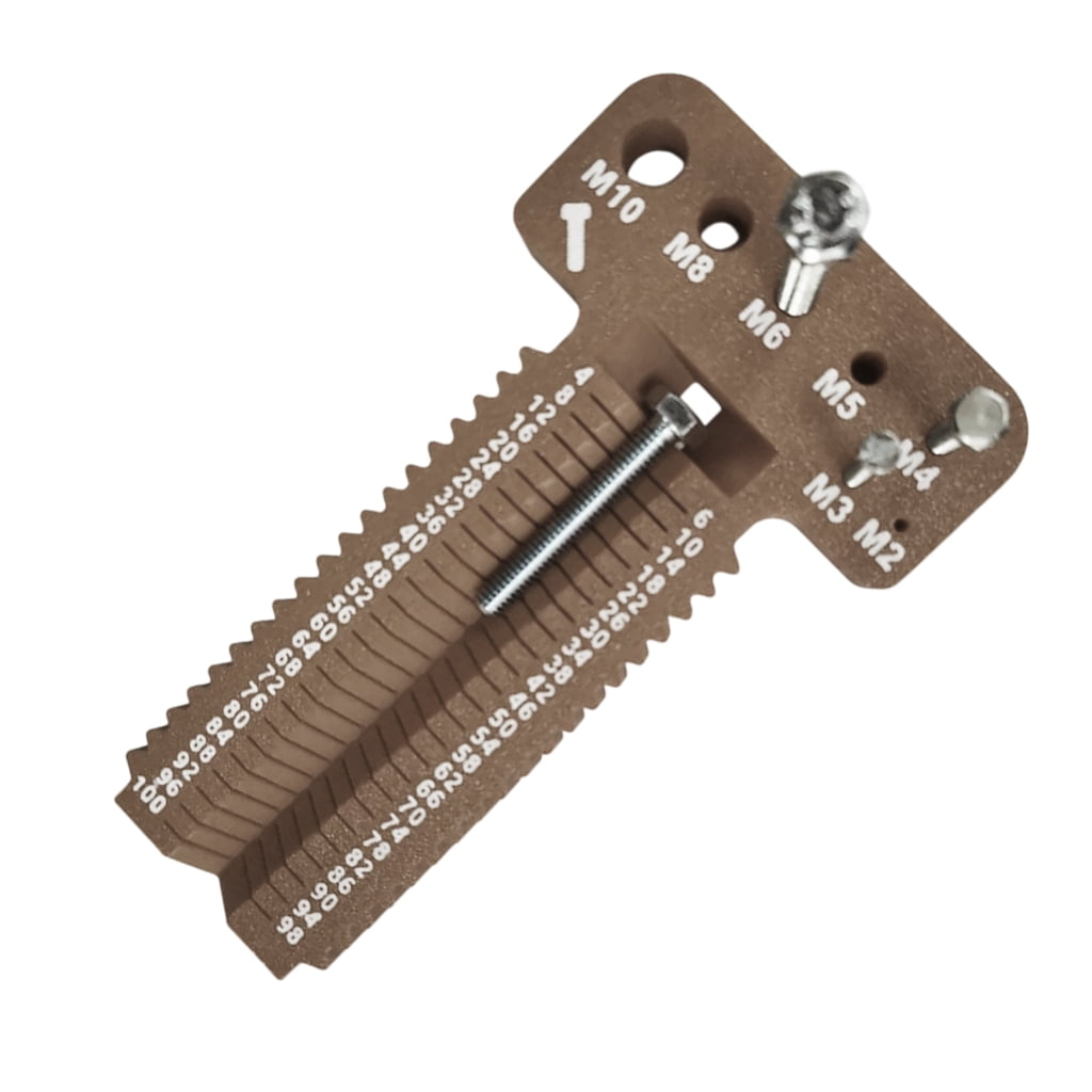 Zeiwohndc Ergonomic Screw Measurement Tool 4-100mm Screw Gauge Portable ...