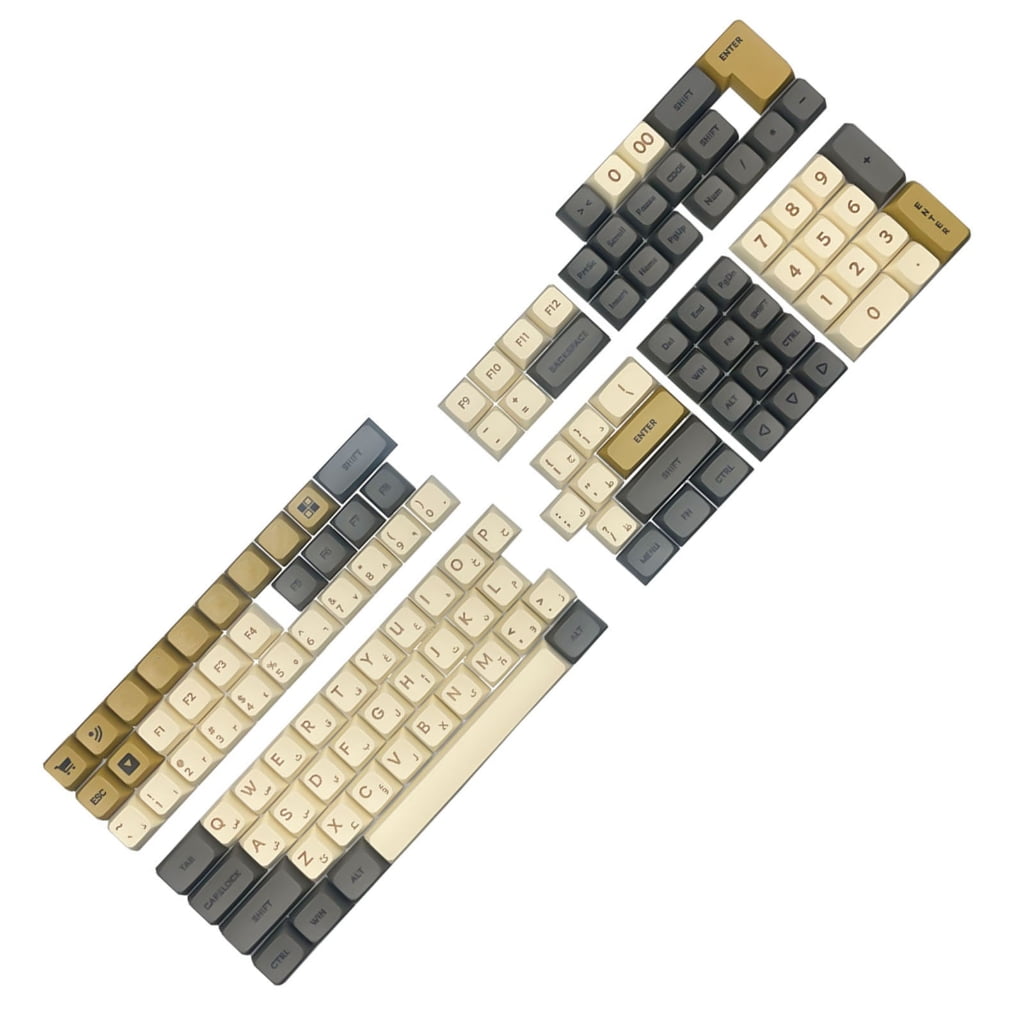 Zeiwohndc Ergonomic XDA Height PBT Keycaps Arabic Keycaps for ...