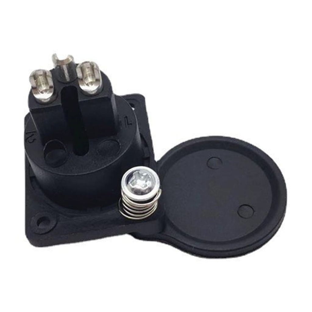 Zeiwohndc Female Plug Socket Mobility Scooter Panel Mount Port Easy ...