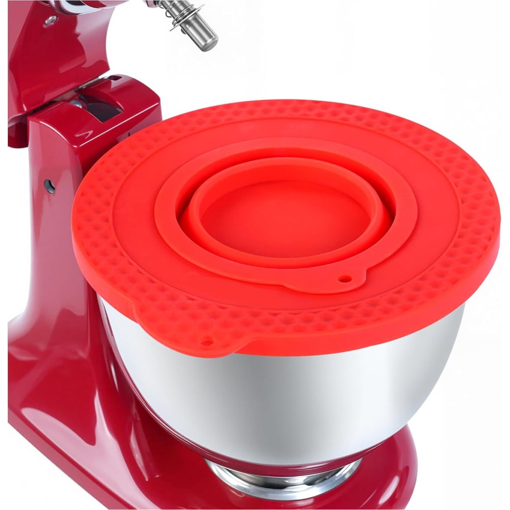 Zeiwohndc Flexible Mixer Bowl Lid Leakproof Design for 6QT Countertop ...