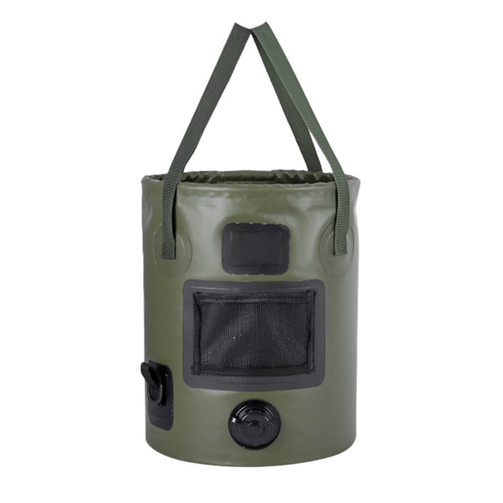 Zeiwohndc Folding Fishing Bucket 25L Capacity Handheld Bucket for ...