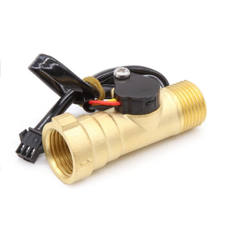 Zeiwohndc Full Copper Housing Water Flow Sensors G1/2 DN15 DC3.5-24V ...
