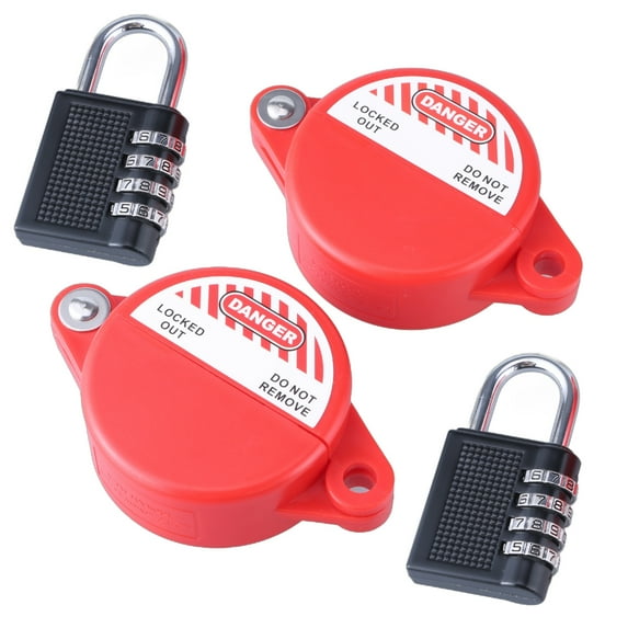 Zeiwohndc Gate Valves Lockout Devices with Code Lock Secure Gate Valves ...
