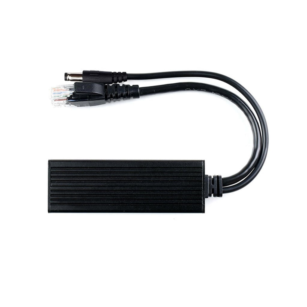 Zeiwohndc Gigabit PoE Splitter Adapter, 5V 5A Output Ethernet Adapter ...