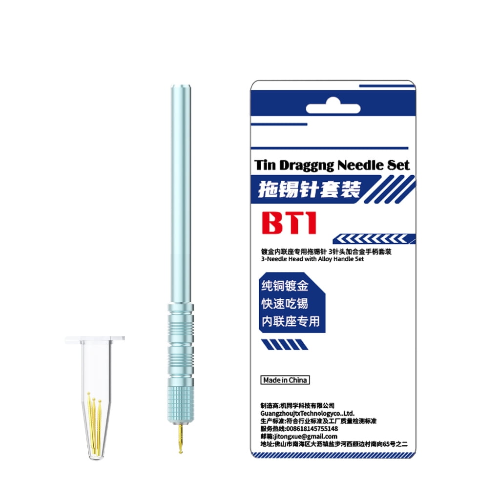 Zeiwohndc Gold Plated Desoldering Needle Kit Including Fine Tip For ...