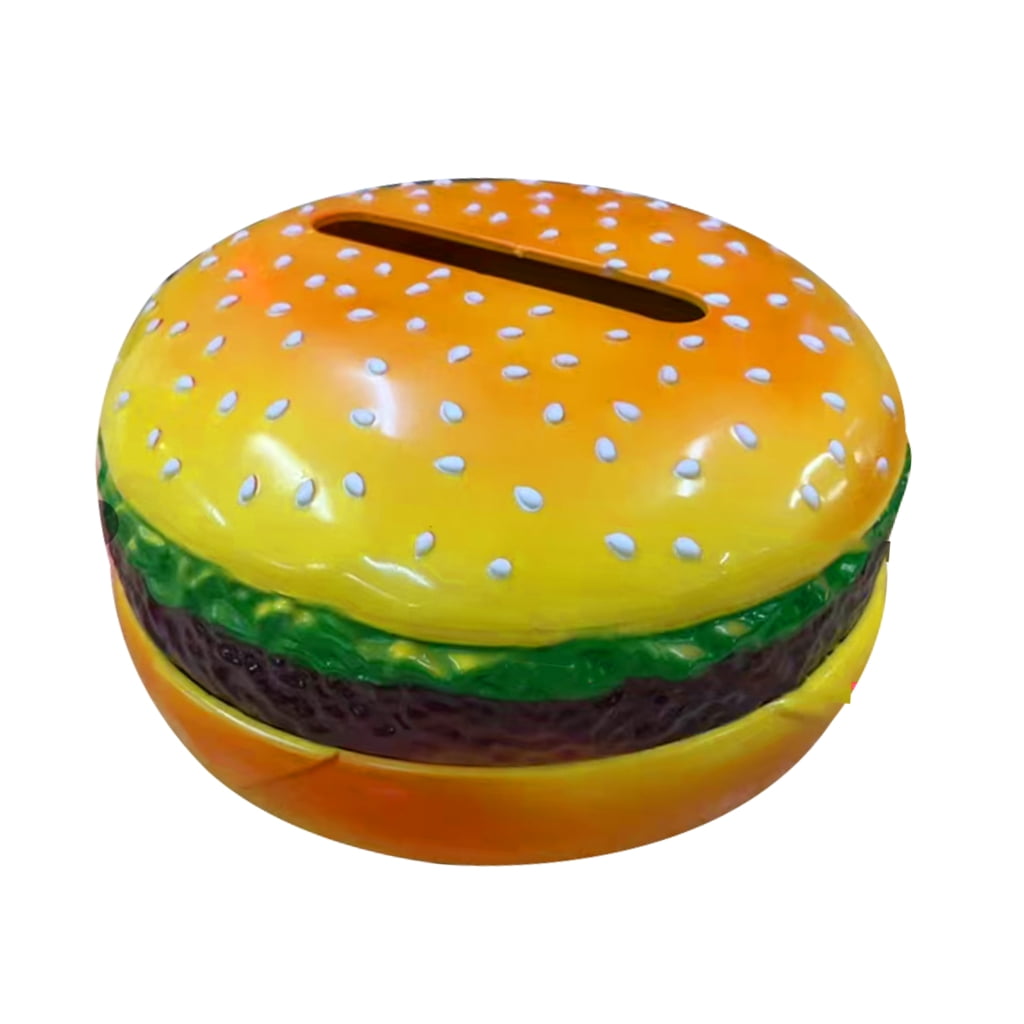 Zeiwohndc Hamburger Shape Tissue Box Plastic Kitchen Storage Decorative ...